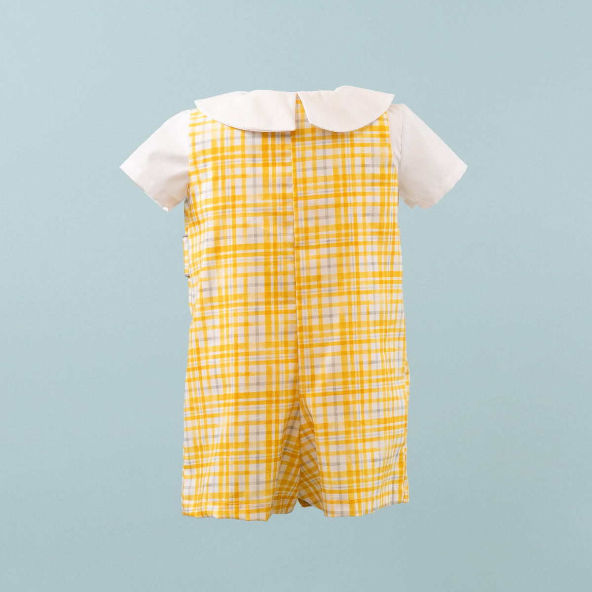 Joshua Yellow and Grey Plaid Jon Jon – Angels & Company Clothing